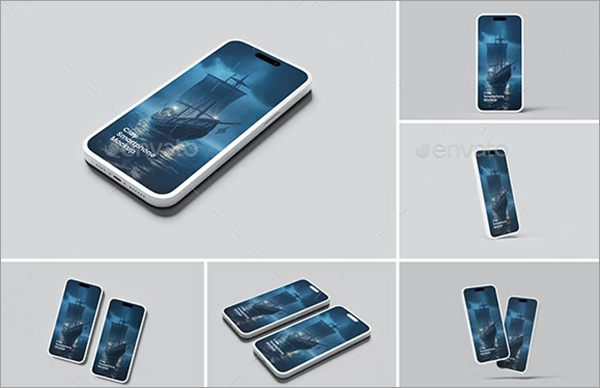 Clay Smartphone Mockup