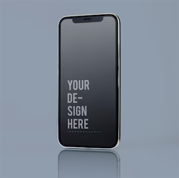 Full Screen Smartphone Mockup Free Design