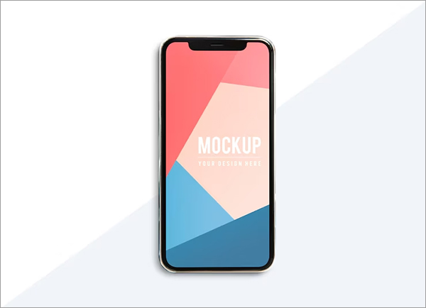 Free Mobile Phone Screen Mockup Templat