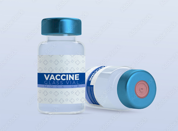 Free Vaccine Vial Injection Bottles Mockup