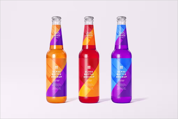 Glass Bottle Product Mockups