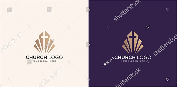 Church Vector Logo Design