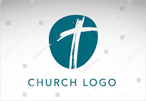 Christian Cross Church Vector Logo Design