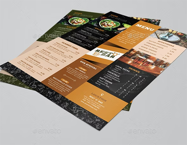 Pub and Bar Menu & Flyer Template